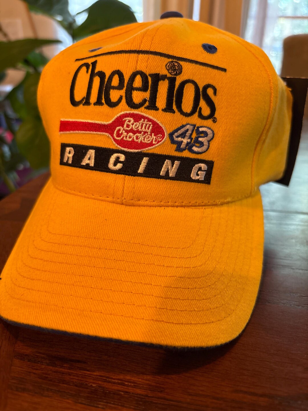 Rare Yellow Cheerios NASCAR Cap #43 - Etsy
