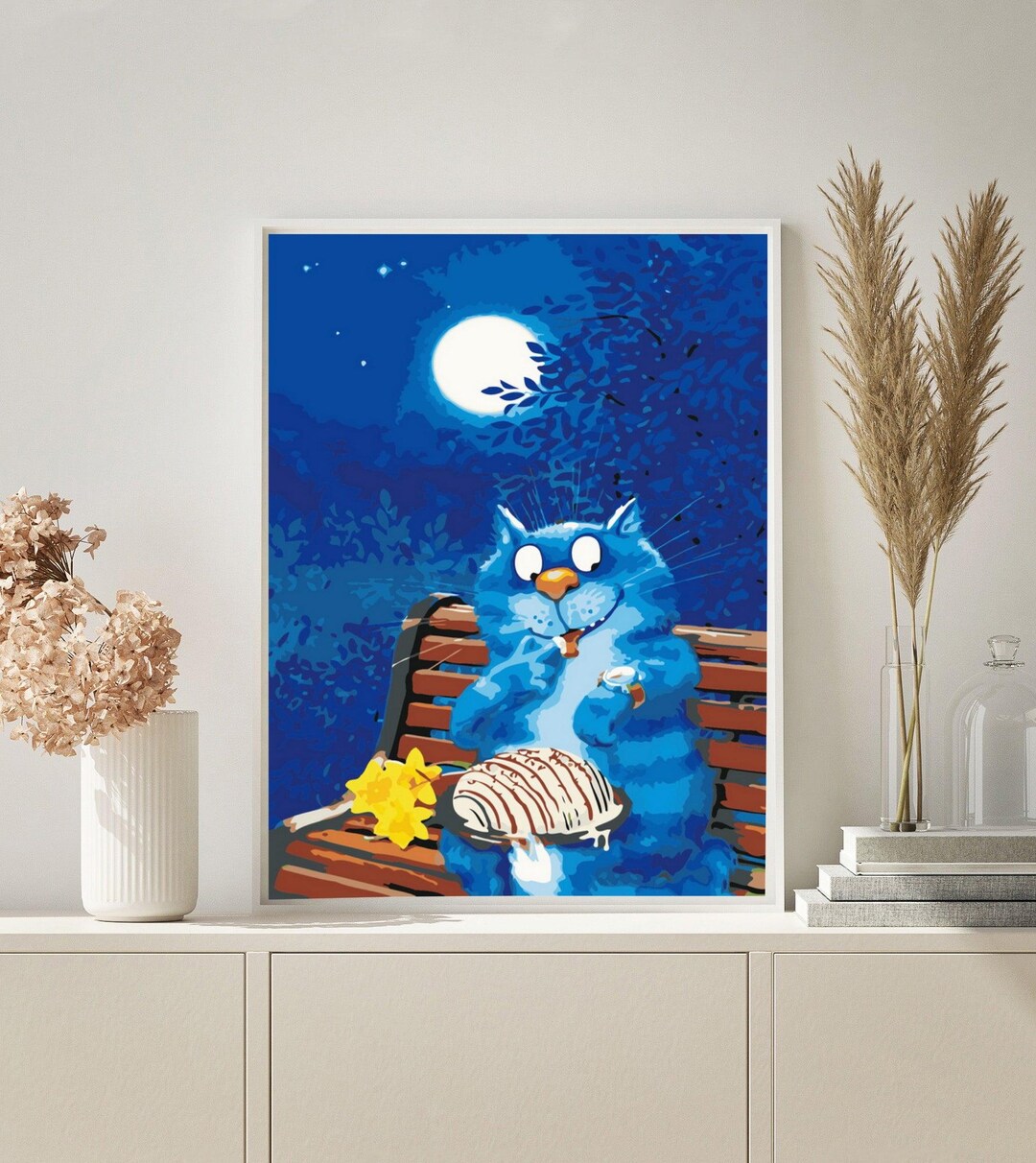 Paint by Numbers | Sweet Tooth Cat - Etsy