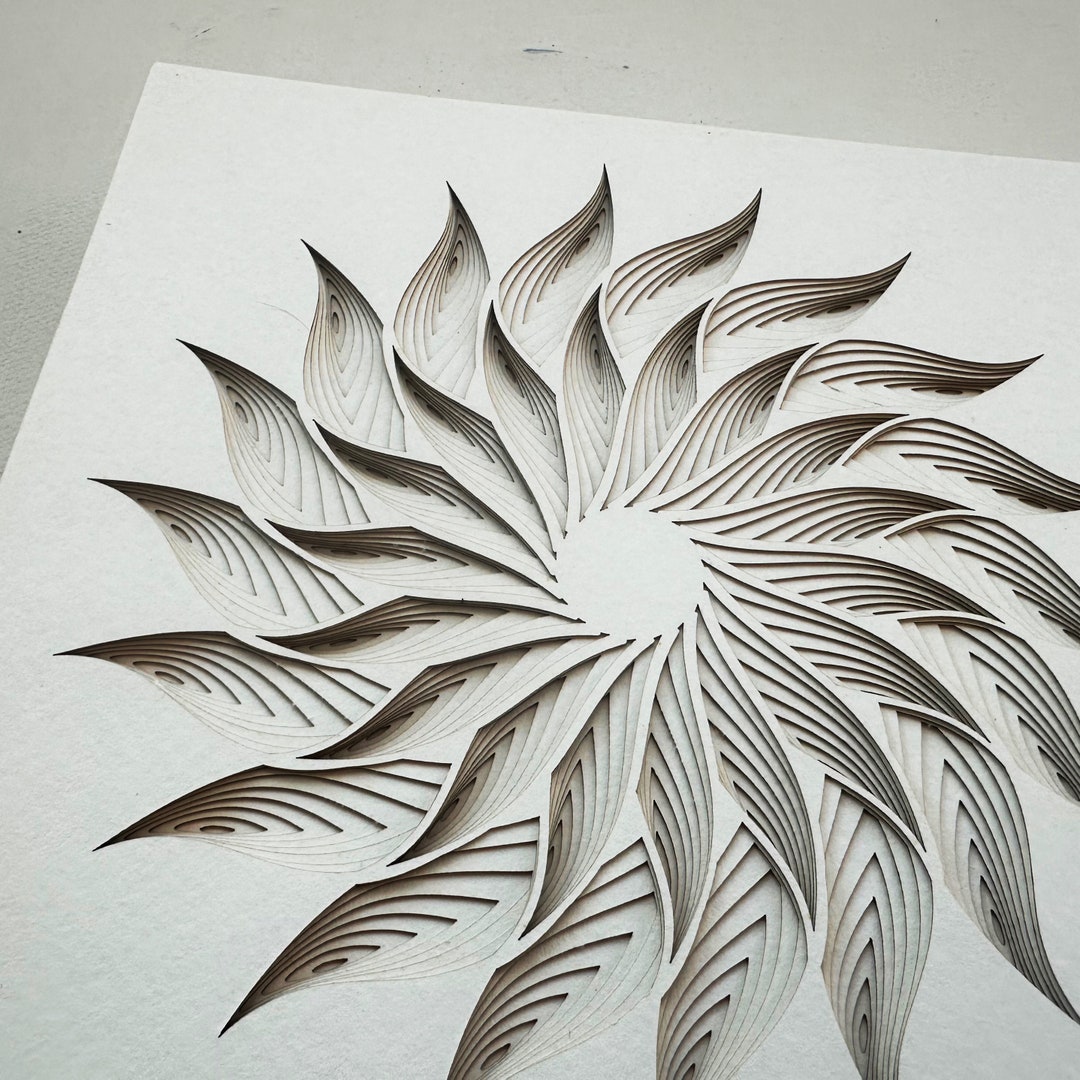 Elegant Papercut Artwork: Perfect Wedding or Paper Anniversary Gift - Etsy