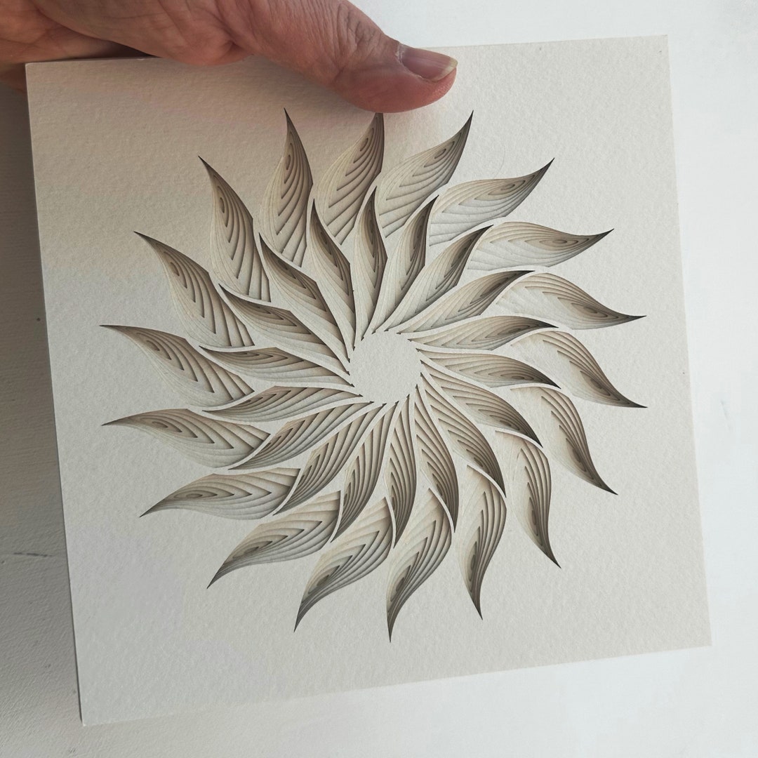 Unique 3D Papercut Artwork: Ideal Wedding or Paper Anniversary Keepsake ...