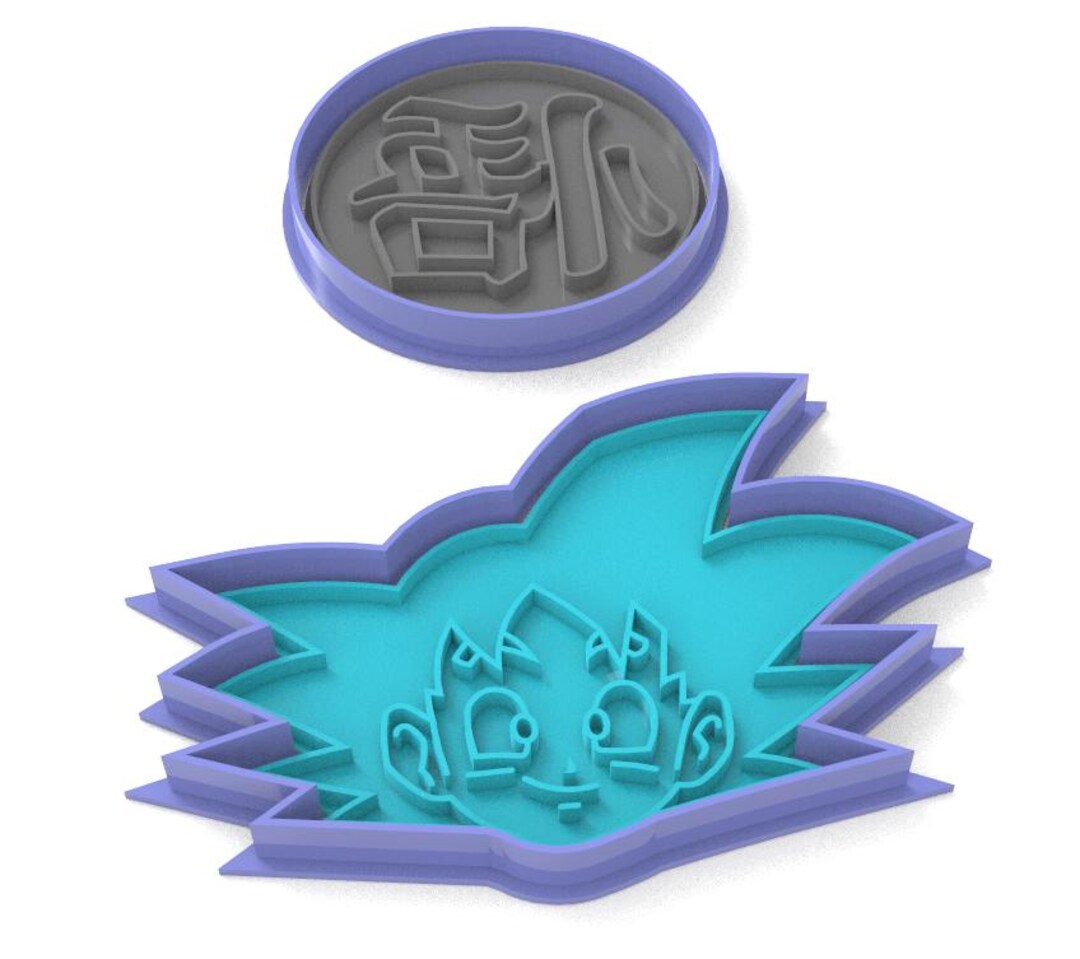 Goku - Dragonball - Cookie Cutters (cutter - Stamps), Polymer Clay ...