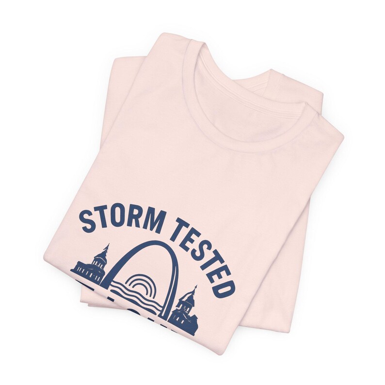 Storm Tested St. Louis Strong Tee - Casual T-shirt for Pride, Support ...