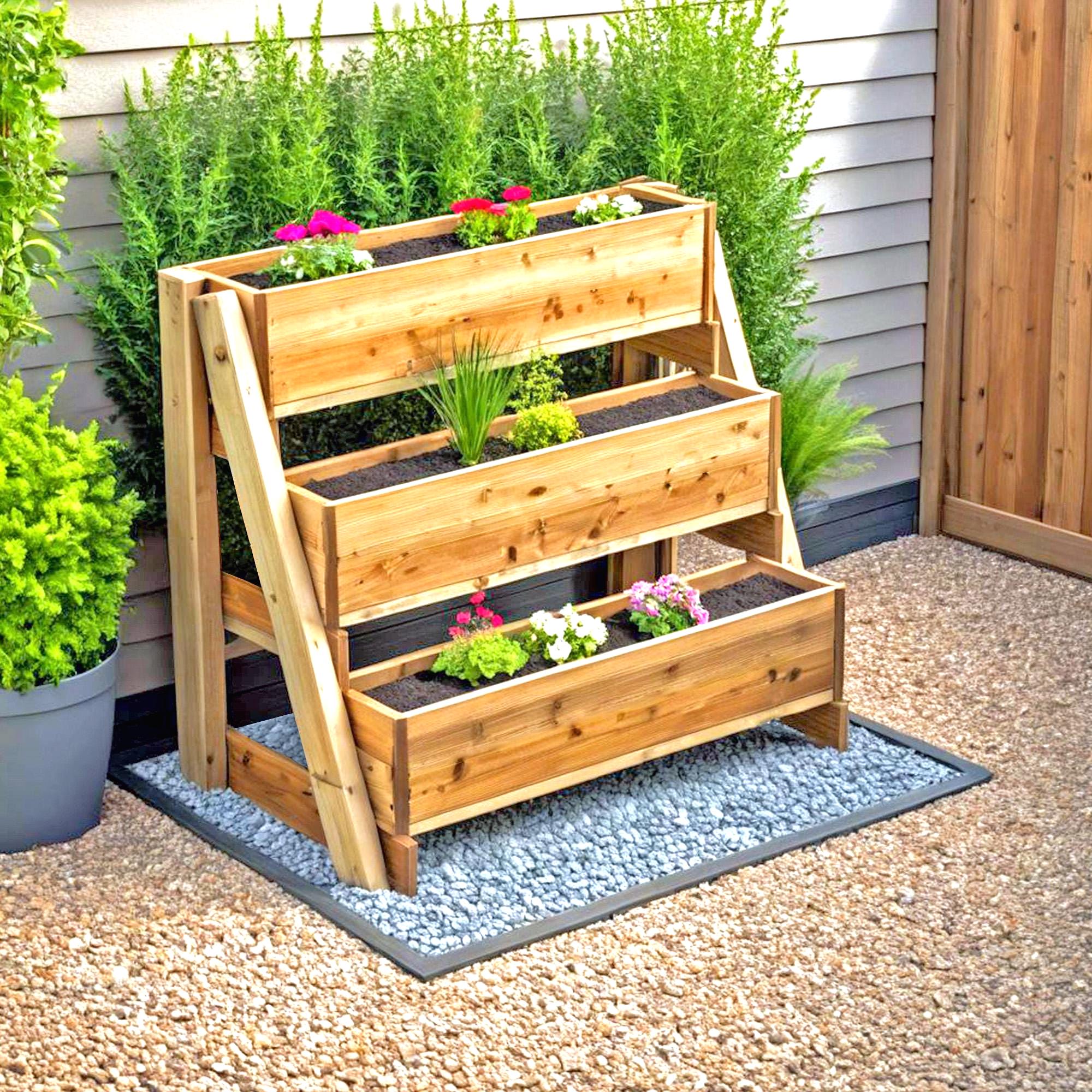 3-tier Raised Planter Box Plans: DIY Vertical Garden (PDF Download) - Etsy