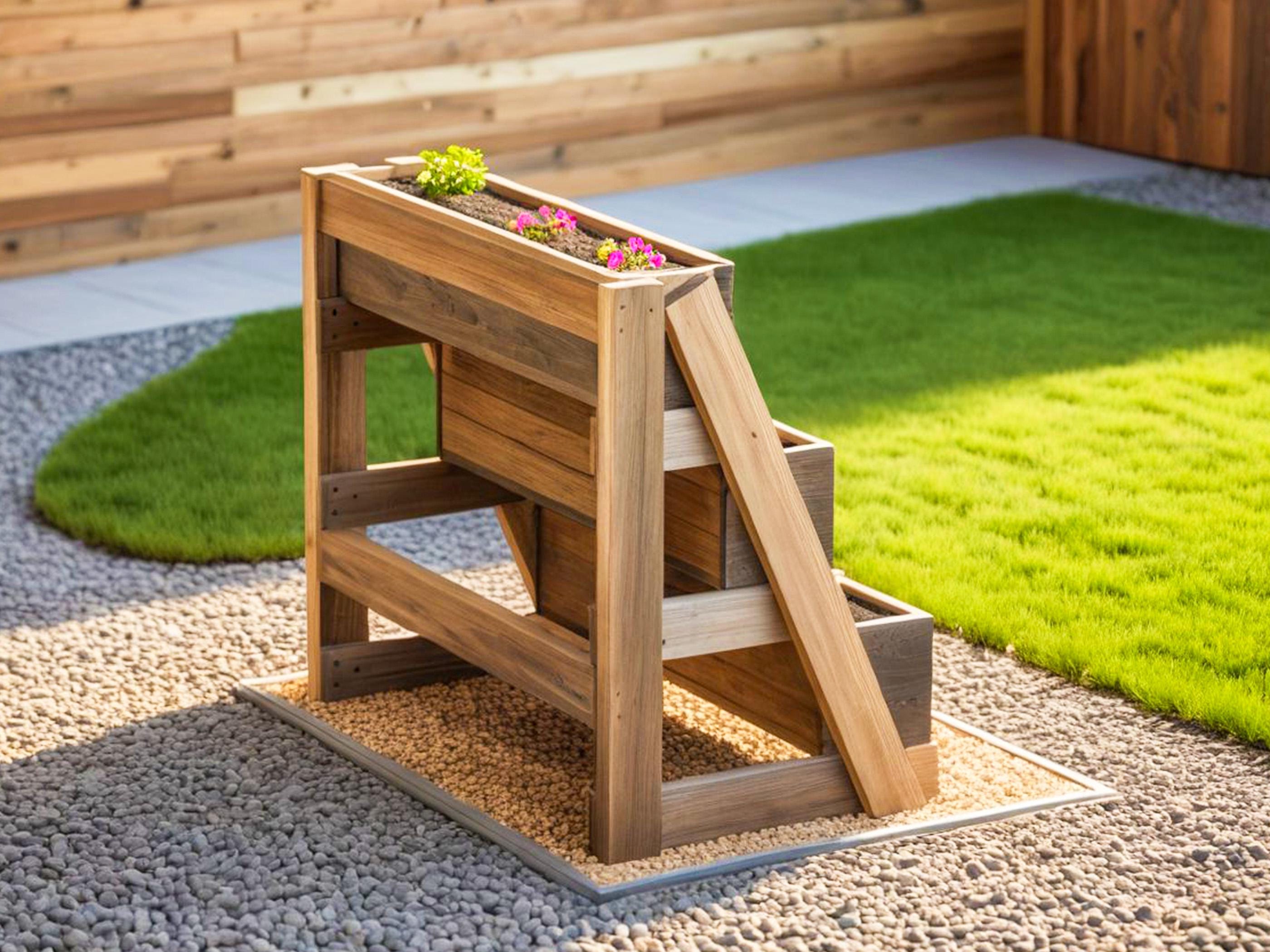 3-tier Raised Planter Box Plans: DIY Vertical Garden (PDF Download) - Etsy