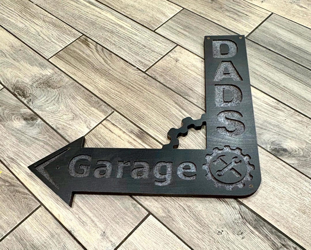 Dad's Garage Sign for Cnc Machines: Carbide Create Shapeoko .c2d & .svg ...