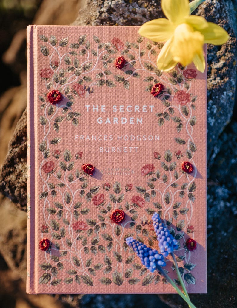The Secret Garden – Hand-embroidered Hardcover Book | Classic Novel ...