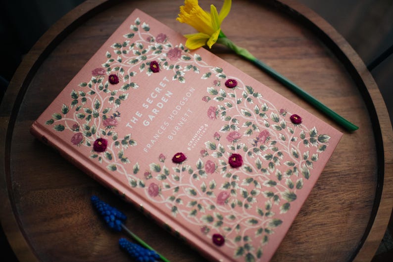 The Secret Garden – Hand-embroidered Hardcover Book | Classic Novel ...