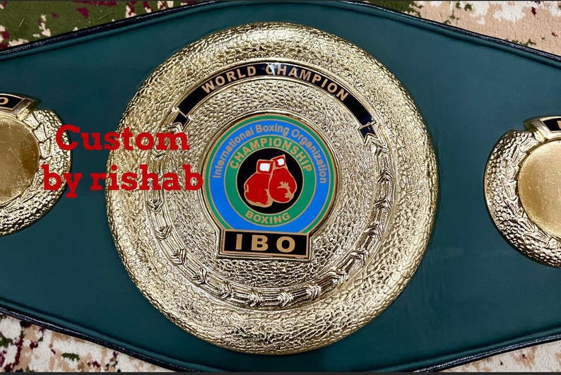 IBO International Boxing Organization Championship Belt Adult Size - Etsy