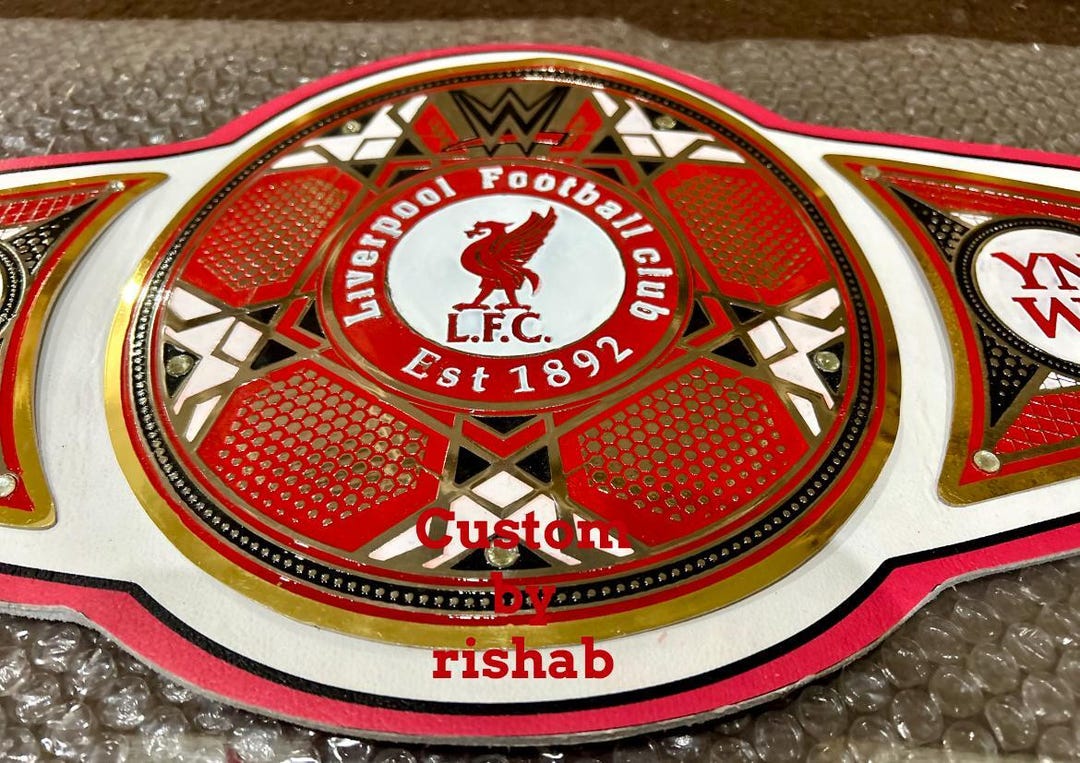 Liverpool Football Legacy Wrestling Championship Replica Title Belt 2mm ...
