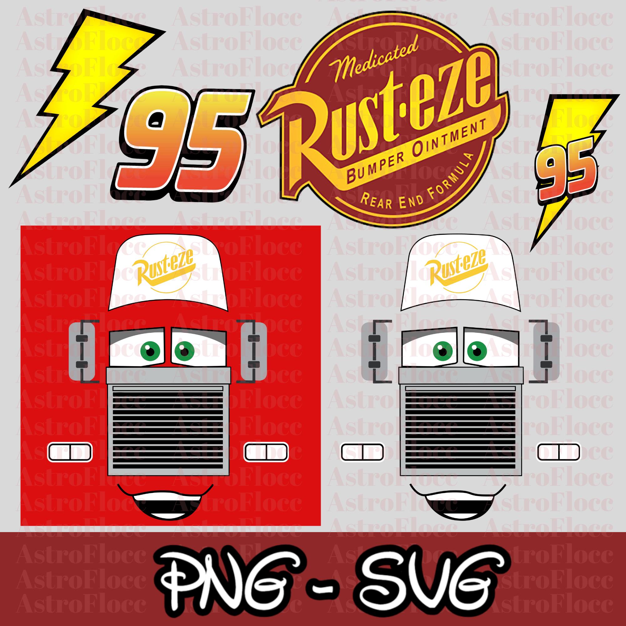 Mack Cars Face SVG Png Dxf Eps Clipart Logo, Cars Mack Truck SVG ...