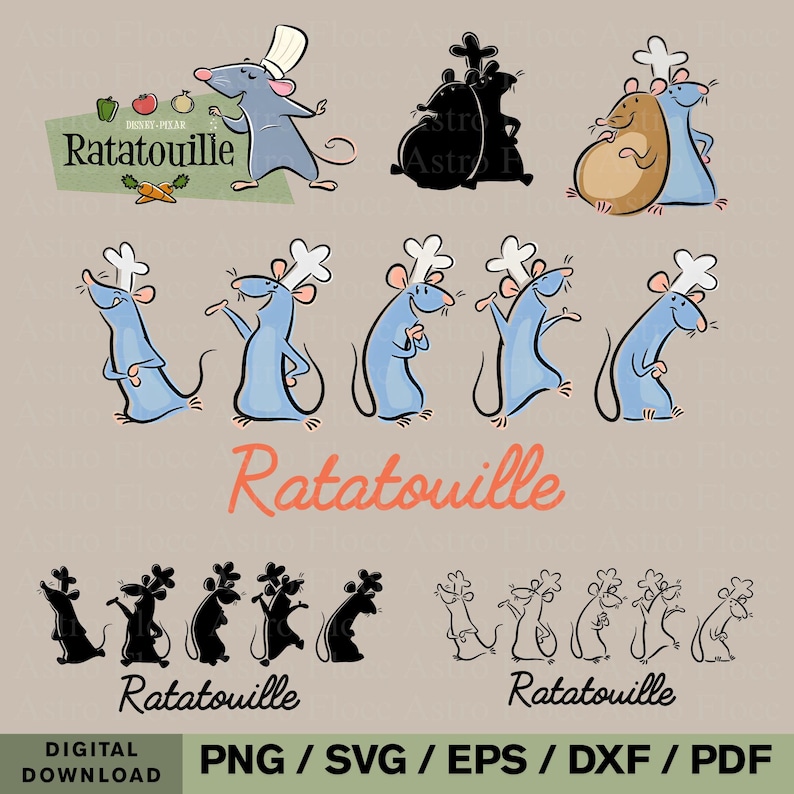 Ratatouille Svg, Ratatouille Cricut Svg, Ratatouille Png, Ratatouille ...
