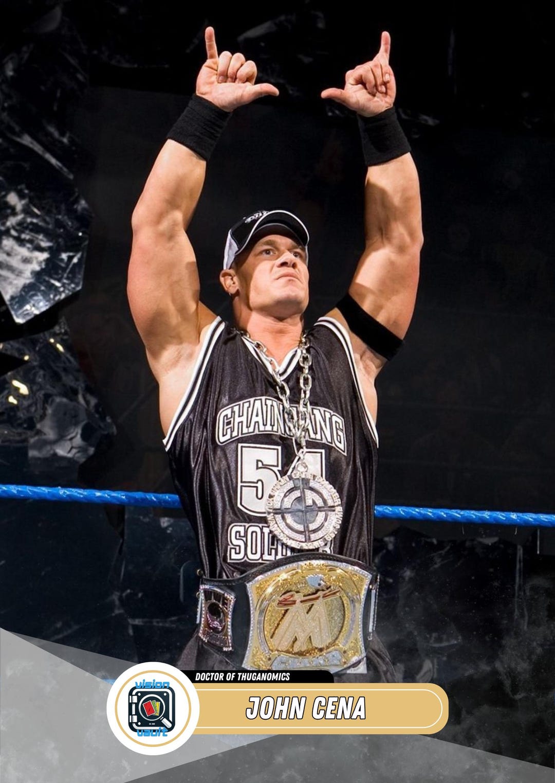 John Cena WWE Custom “doctor of Thuganomics” Trading Card - Etsy