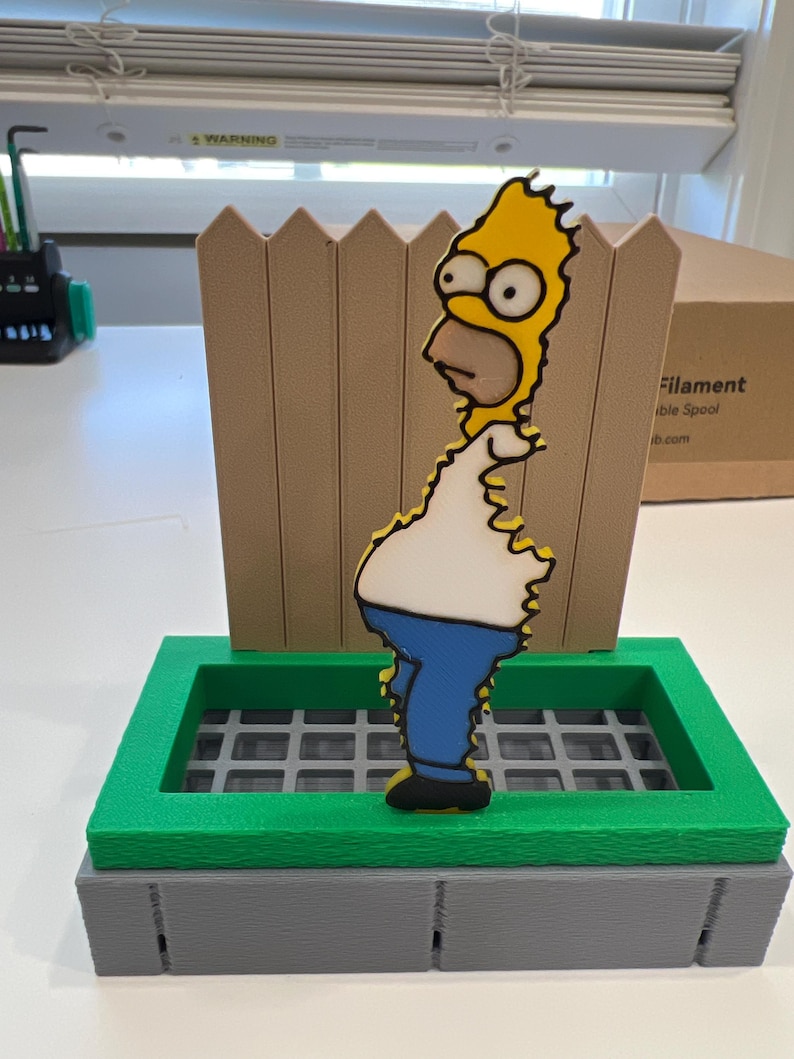 Homer Simpson Inspired Kitchen Sponge Holder – Funny Gift for Simpsons ...