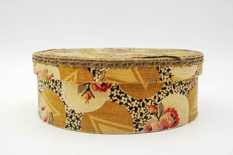 Antique French Fabric Boudoir Box Vintage French Textile Box - Etsy
