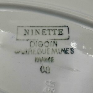 Vintage French Small Oval Plate, Ravier, Ceramic Small Oval Plate for ...