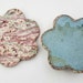 Antique Italian Box Flower Shape Box Covered With Marbled - Etsy