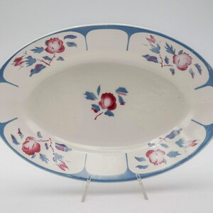 Vintage French Small Oval Plate, Ravier, Ceramic Small Oval Plate for ...