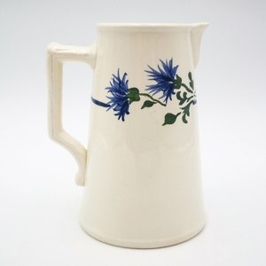 Antique French Ceramic Pitcher, Erthenware Milk Jug With Poppies, Ears ...