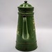 Enamel French COFFEE BIGGIN in Rare Green Color, Hand Painted Yellow ...