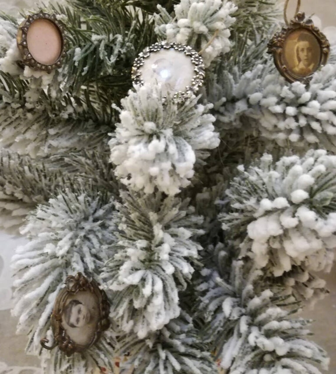 Two Antique French Photo Brooches Heart Shape and Die Cut - Etsy