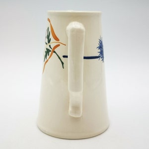 Antique French Ceramic Pitcher, Erthenware Milk Jug With Poppies, Ears ...