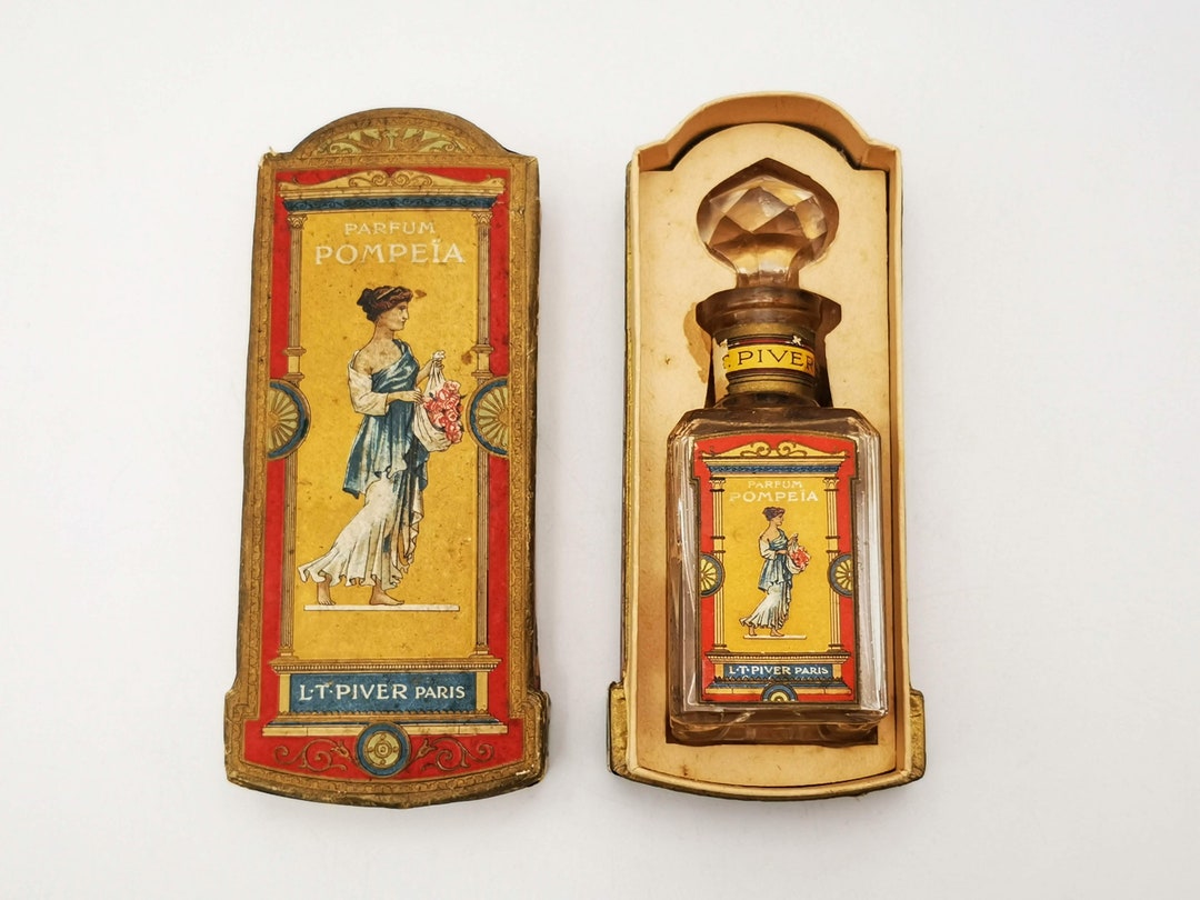 Antique French Perfume Bottle With Orginal Box, Pompeia Piver Boxed ...