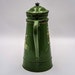 Enamel French COFFEE BIGGIN in Rare Green Color, Hand Painted Yellow ...