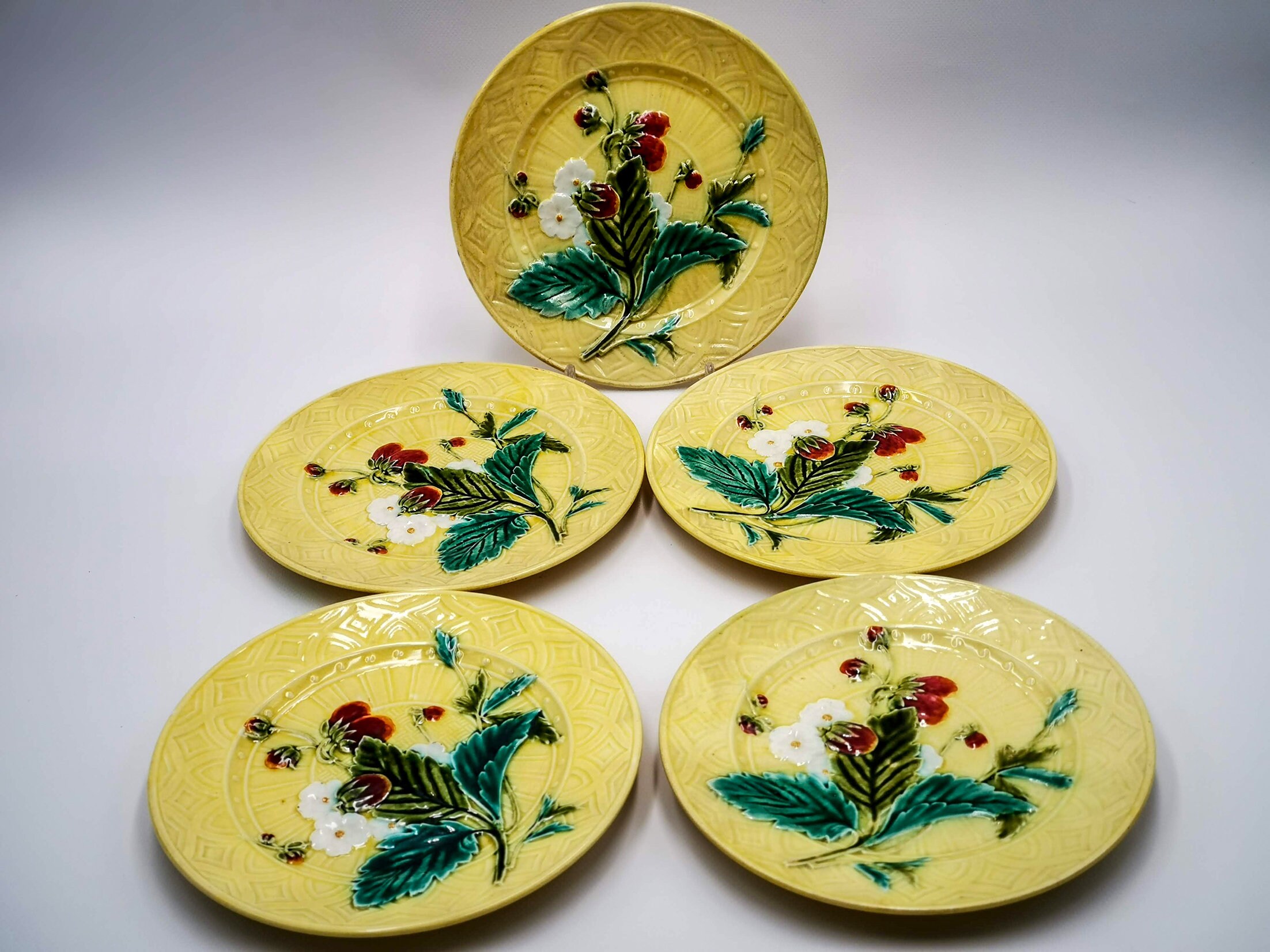 Piatto francese ceramica barbotine piatti da collezione | Etsy