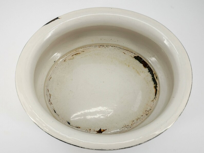 Antique Rare French Enamel Foot Wash Basin Enamel Foot Wash - Etsy