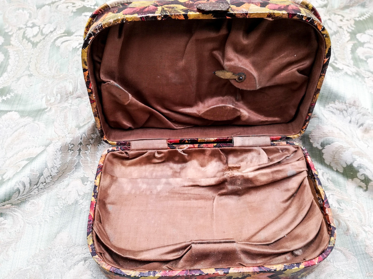 Antique Boudoir Box With Celluloid Lid Catherine Klein Pink - Etsy