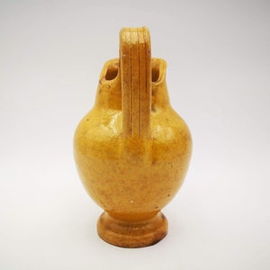 Antique French Pitcher Yellow Glazed Terracotta Pitcher - Etsy