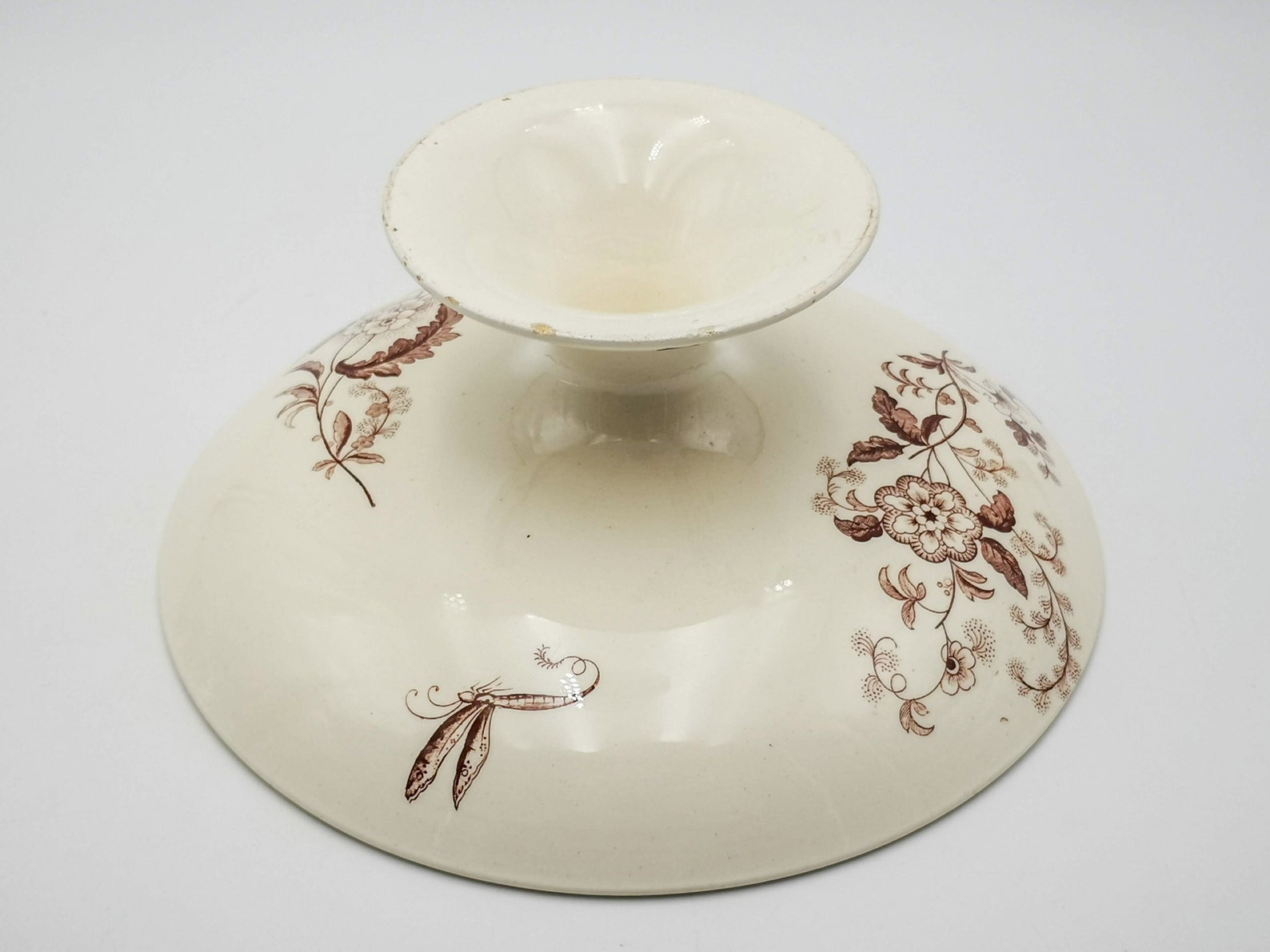 Antique French Ironstone Fruit Stand or Cake Stand Footed - Etsy