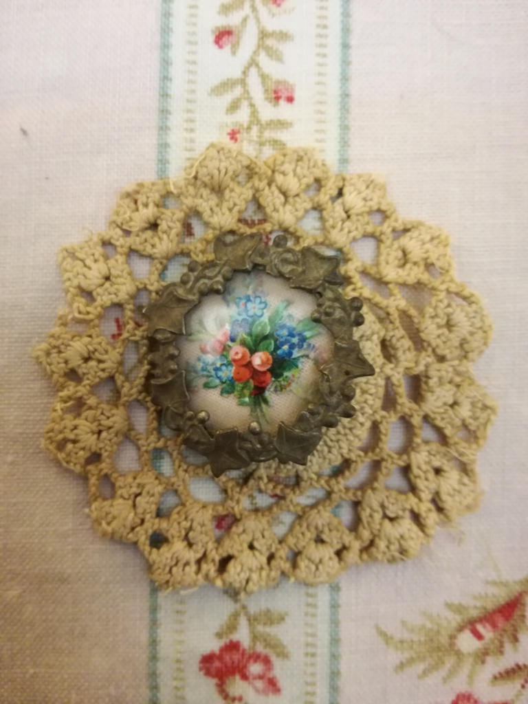 Two antique French photo brooches Heart shape and die cut | Etsy