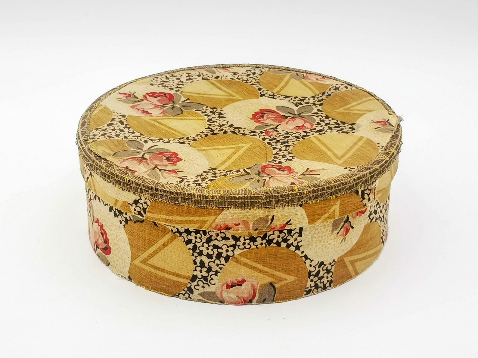 Antique French Fabric Boudoir Box Vintage French Textile Box - Etsy