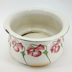 Antique Rare French Enamel Foot Wash Basin, Enamel Foot Wash Basin ...