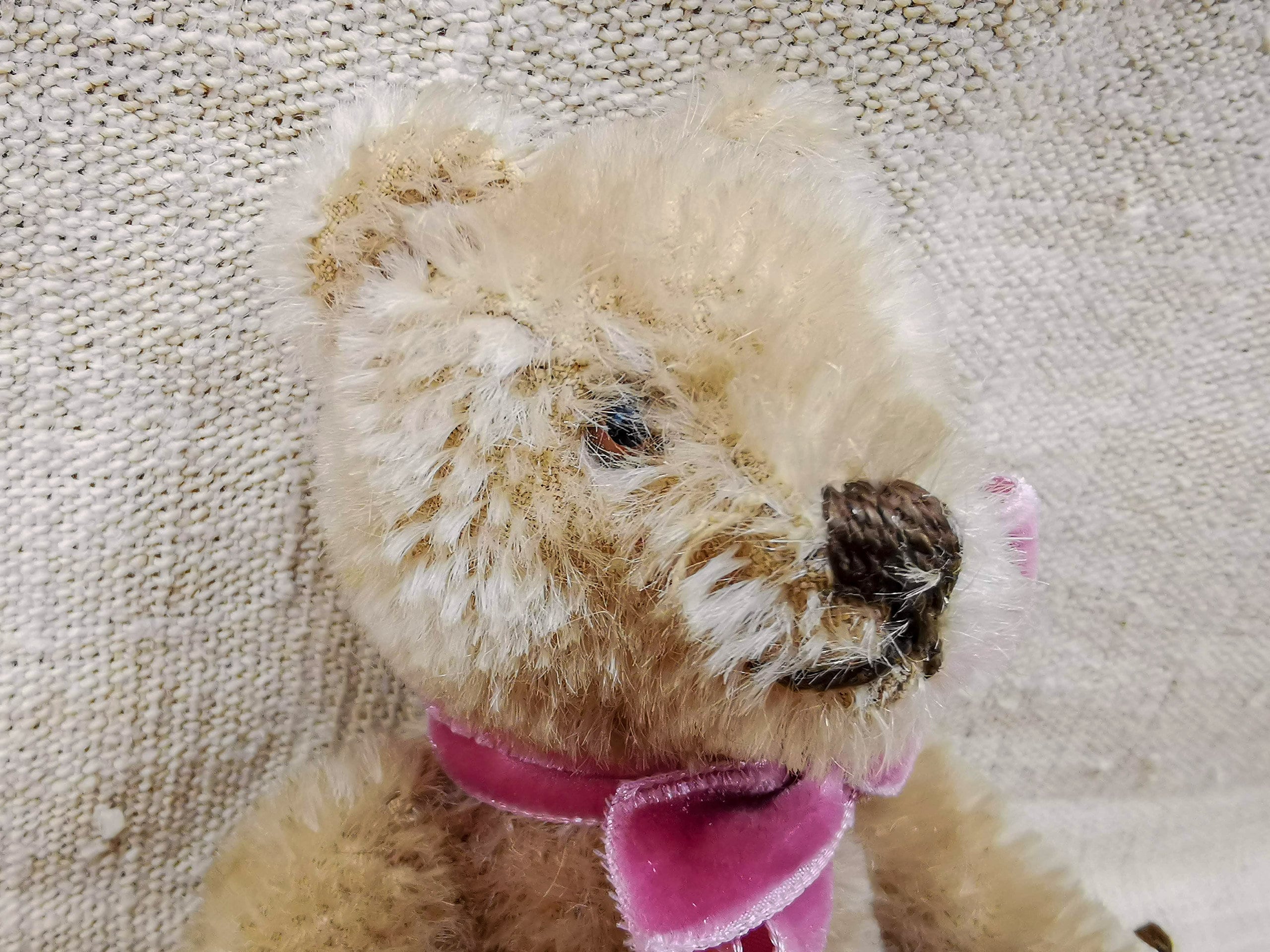 Vintage French teddy bear small size stuffed teddy bear with | Etsy