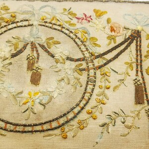 Antique French Jewelry Box, Silk Textile Box, Hand Embroidered ...