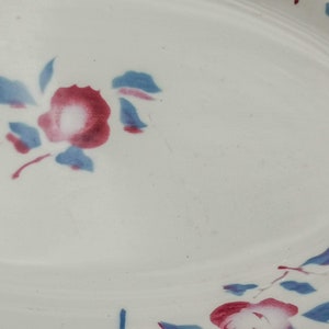Vintage French Small Oval Plate, Ravier, Ceramic Small Oval Plate for ...