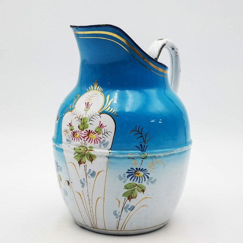 Enamel Pitcher - Etsy
