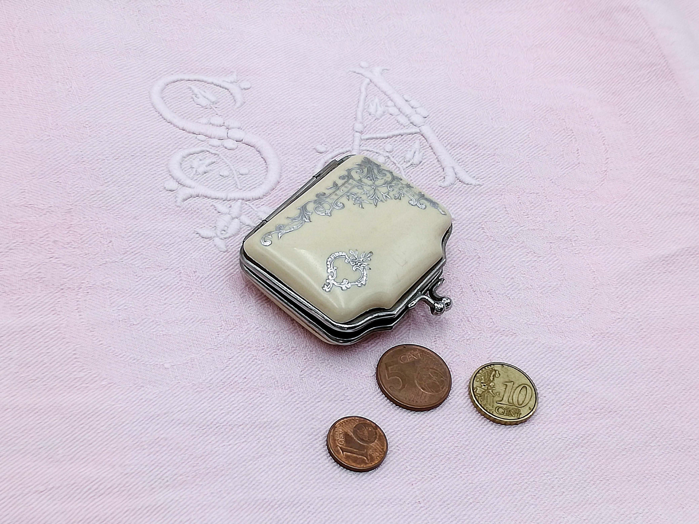 Vintage French Coin Purse at Liam Edgar blog