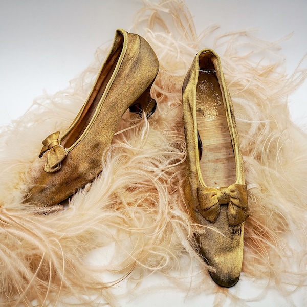 Bronze Color Shoes - Etsy