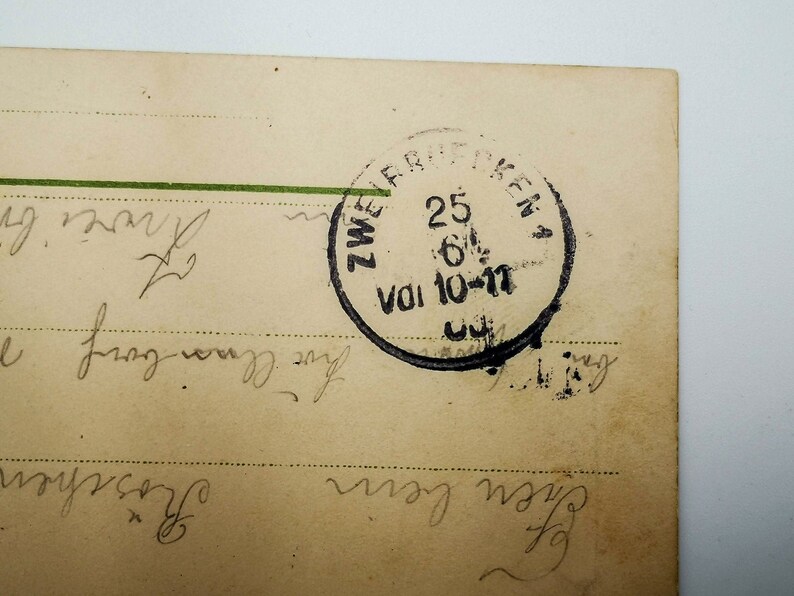 Antique Austrian Postcard With Lilies of the Valley and - Etsy