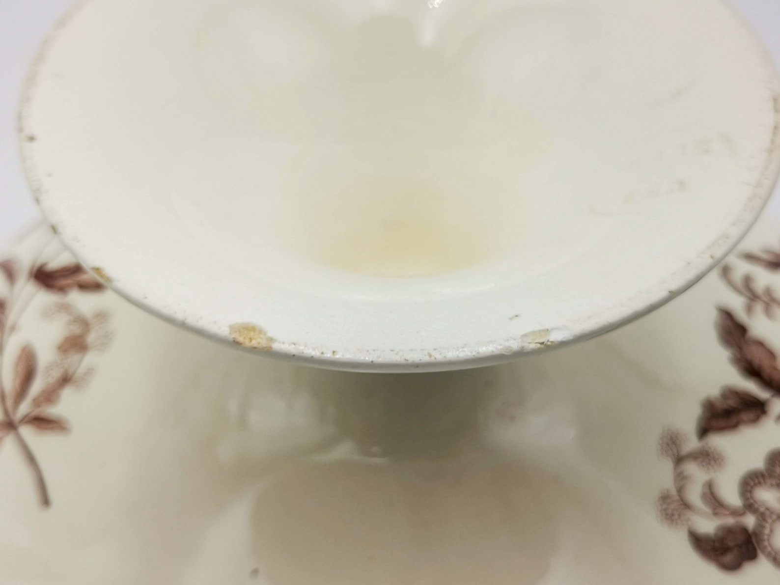 Antique French Ironstone Fruit Stand or Cake Stand Footed - Etsy