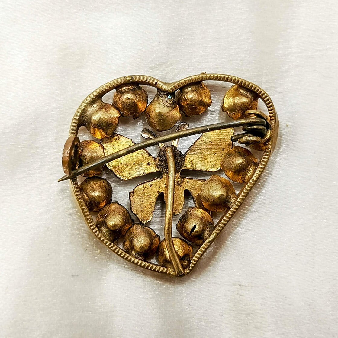 Antica spilla francese metallo dorato spilla vintage a forma | Etsy