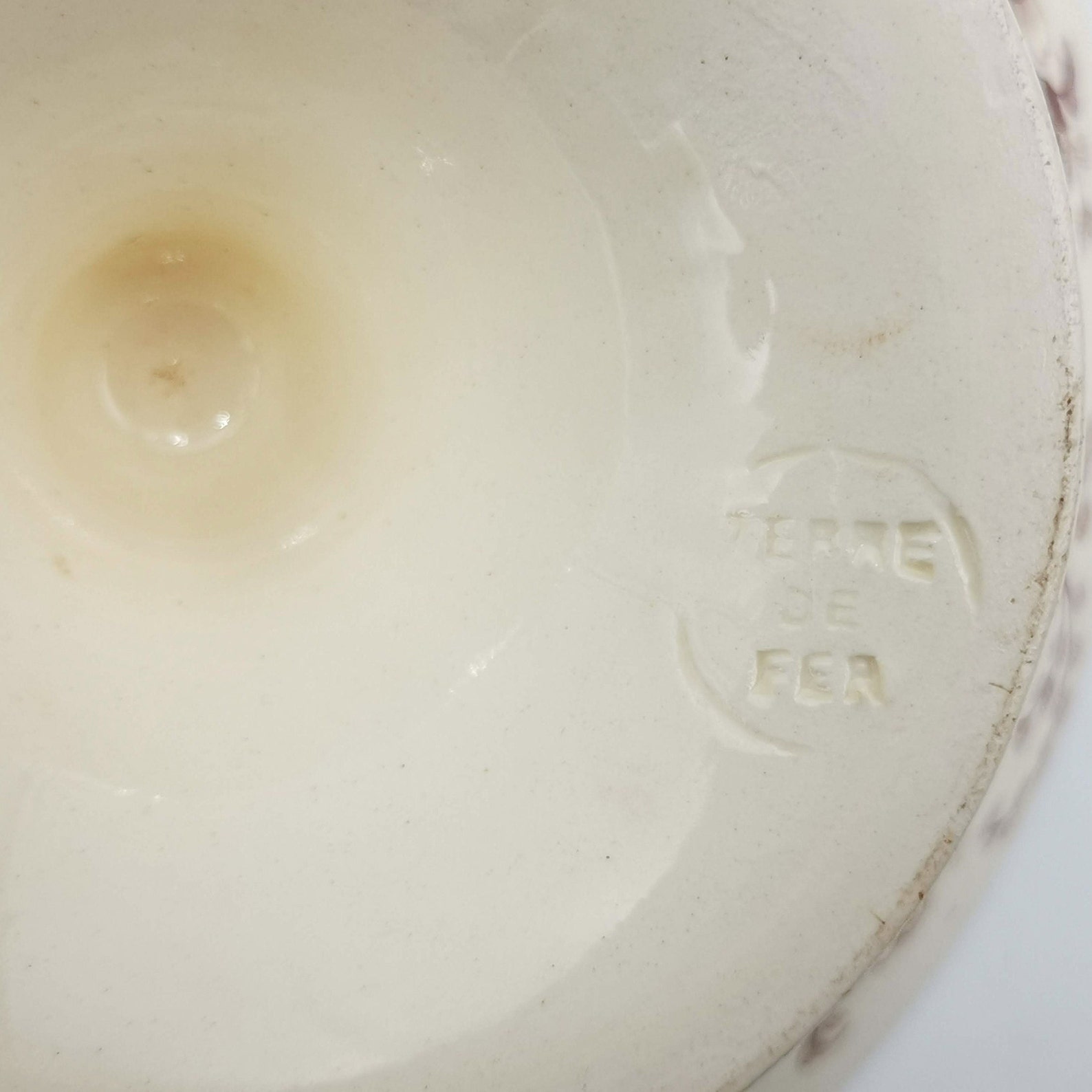 Antique French Ironstone Fruit Stand or Cake Stand Footed - Etsy