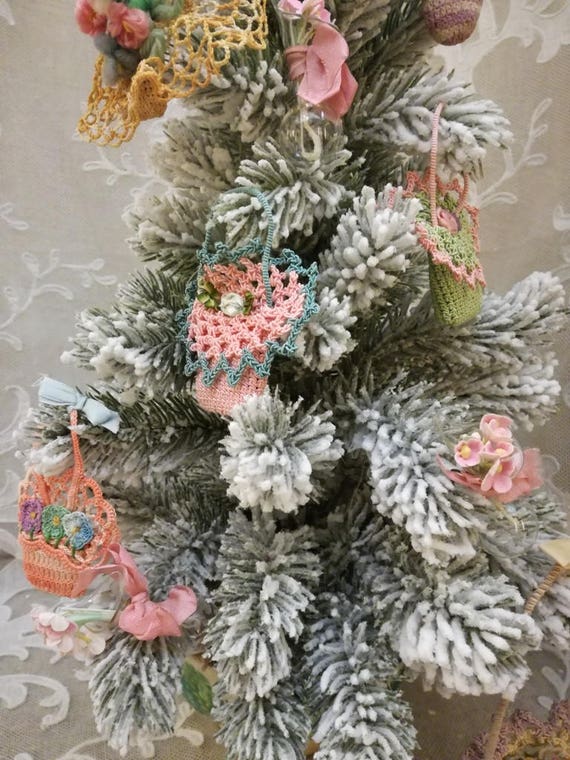 Vintage Glass Tussie Mussie Vase, Lapel Pin Pink Silk… - Gem