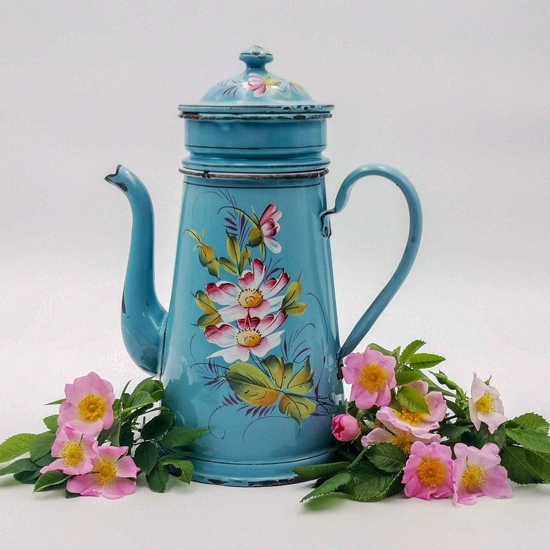Antique Coffee Pot - Etsy