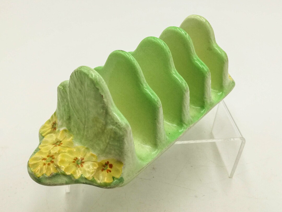 Royal Winton Toast Rack: 1930s Art Deco Primrose Relief Ware - Etsy