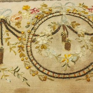 Antique French Jewelry Box, Silk Textile Box, Hand Embroidered ...