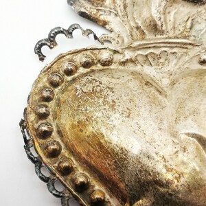 Antique Italian Exvoto Sacred Heart, Set of 2 Antique Milagros, Italian Religious Exvotos ...
